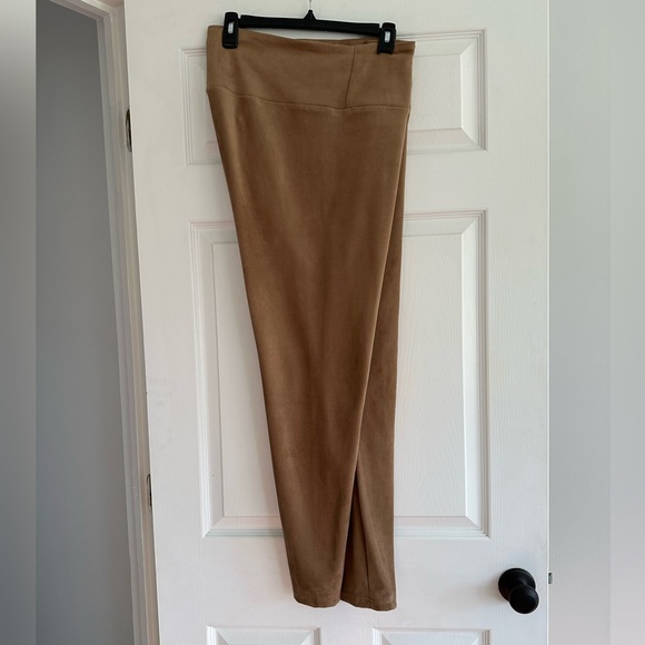 Rachel Zoe | Pants & Jumpsuits | Rachel Zoe Faux Suede Brown Leggings ...
